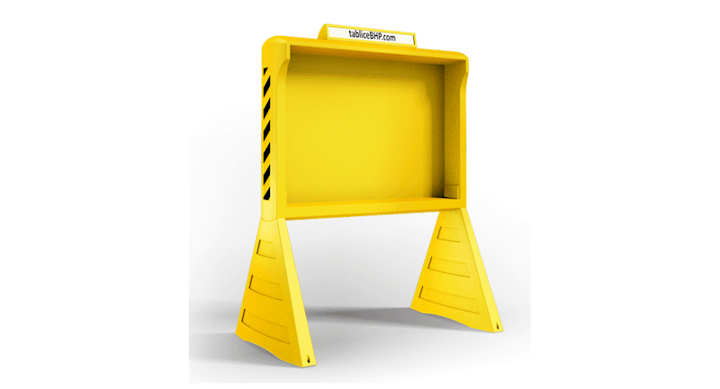 Tablica - stacja BHP informacyjna budowlana, sklep bhp i ppoż warszawa